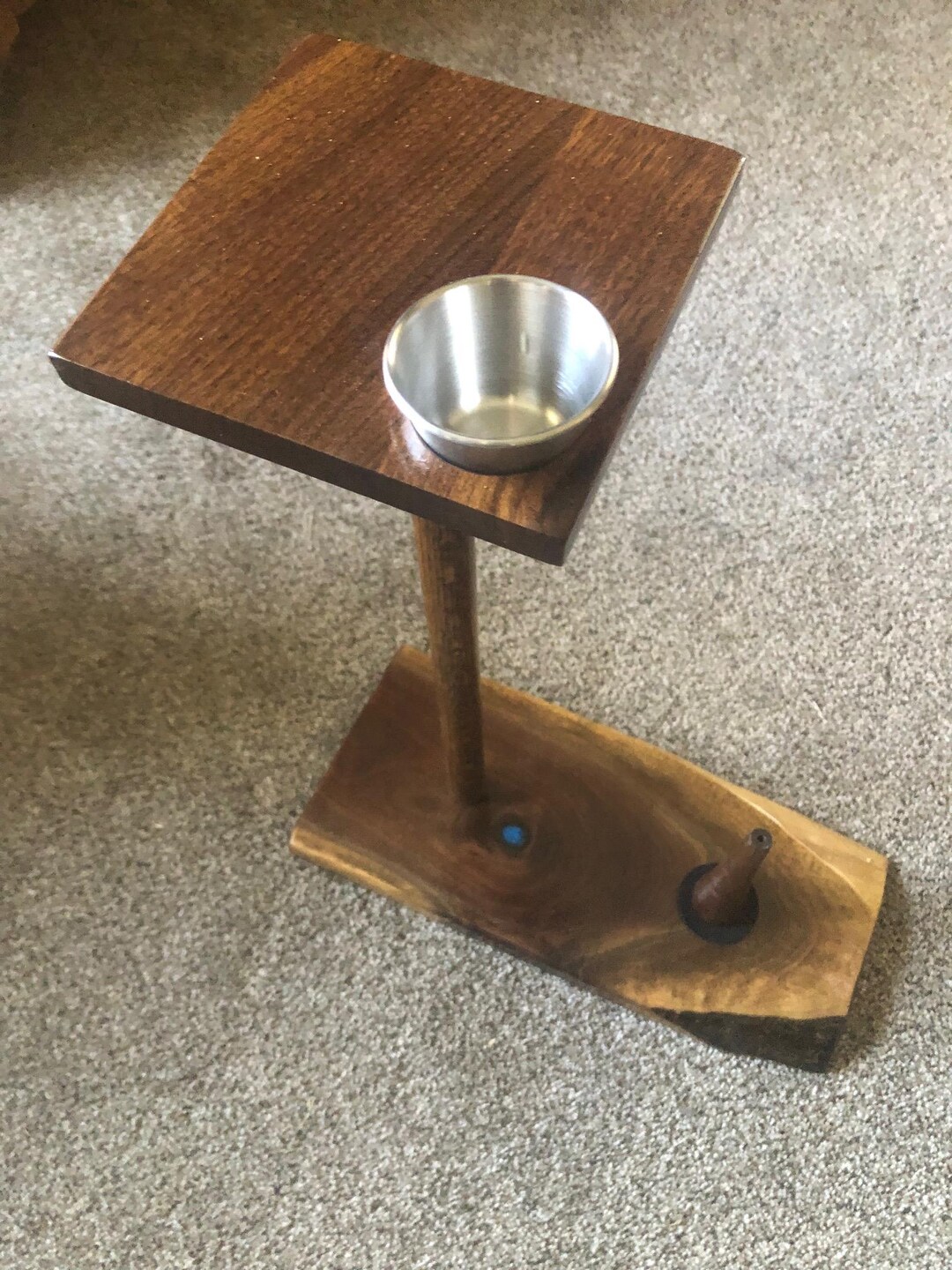 Live Edge Oboe Stand With Reed Cup - Etsy