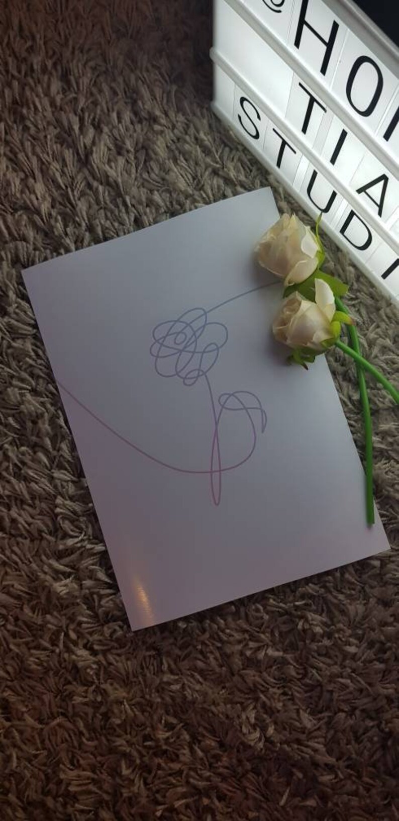 Love Yourself BTS 3 Part Poster Set K-pop Wall Art A4 - Etsy