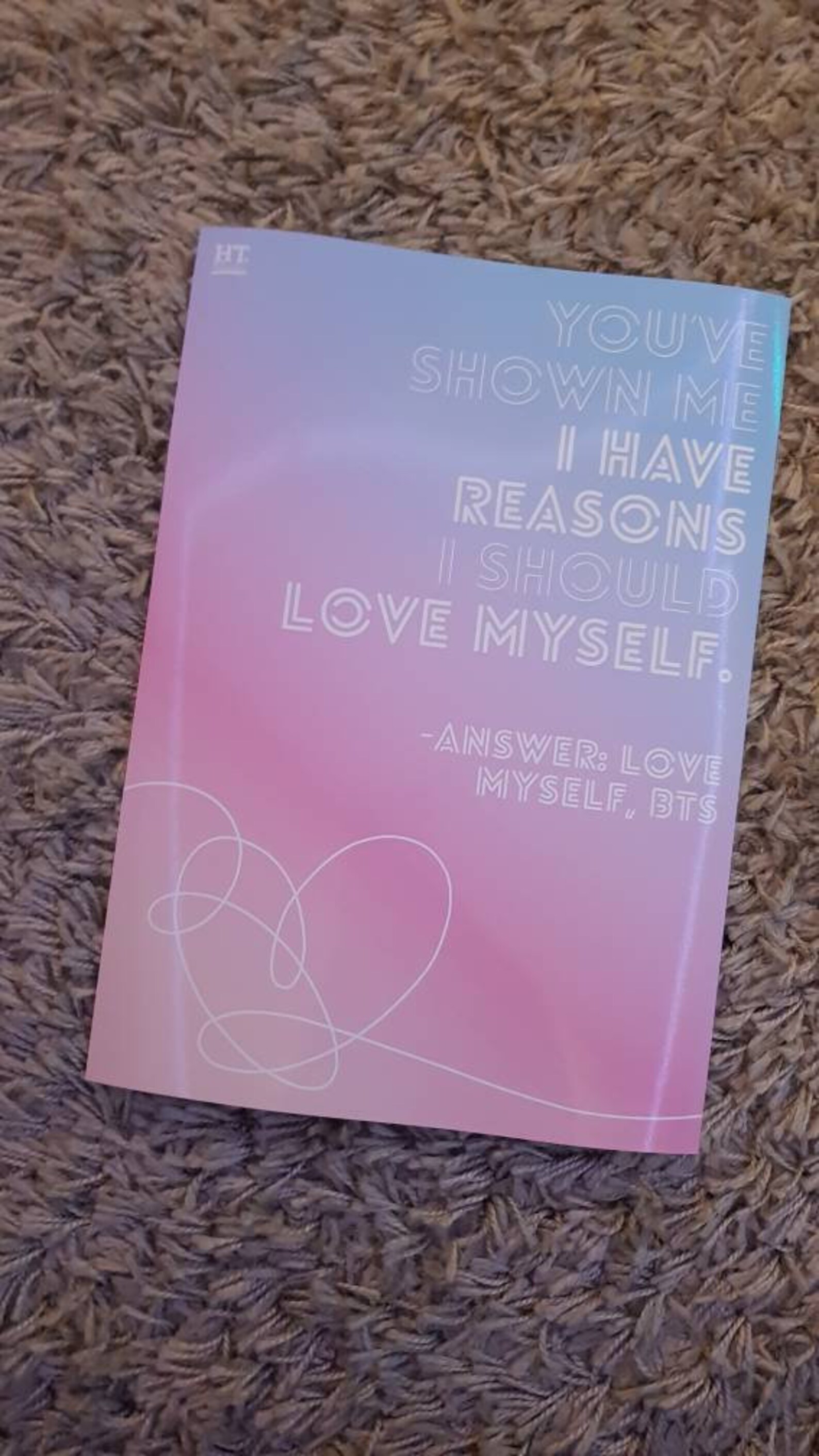 Love Yourself Answer BTS Print | K-pop Wall Art | A4 Bangtan Song Lyric ...