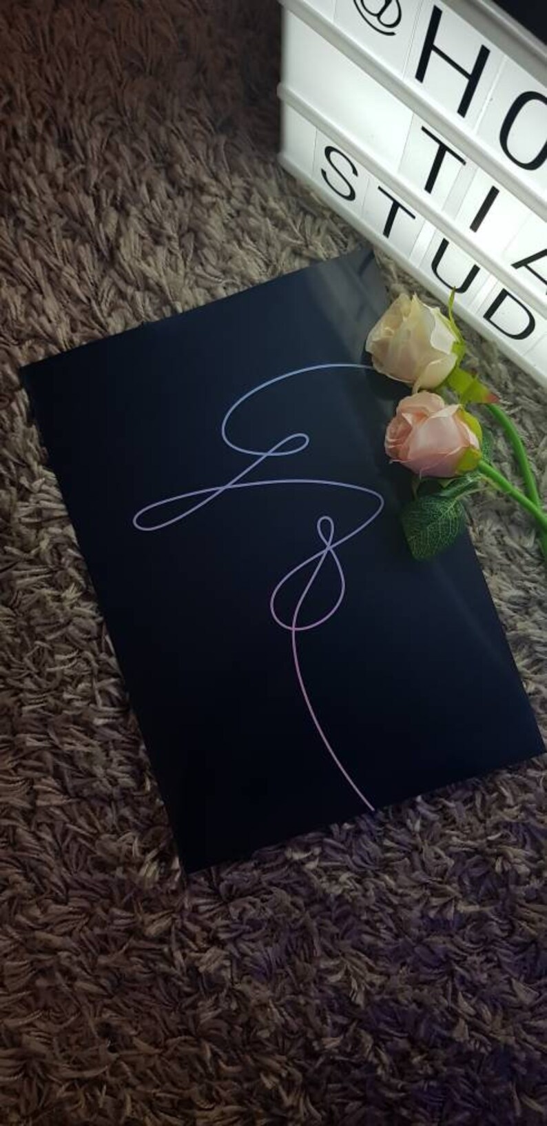 Love Yourself BTS 3 Part Poster Set K-pop Wall Art A4 - Etsy