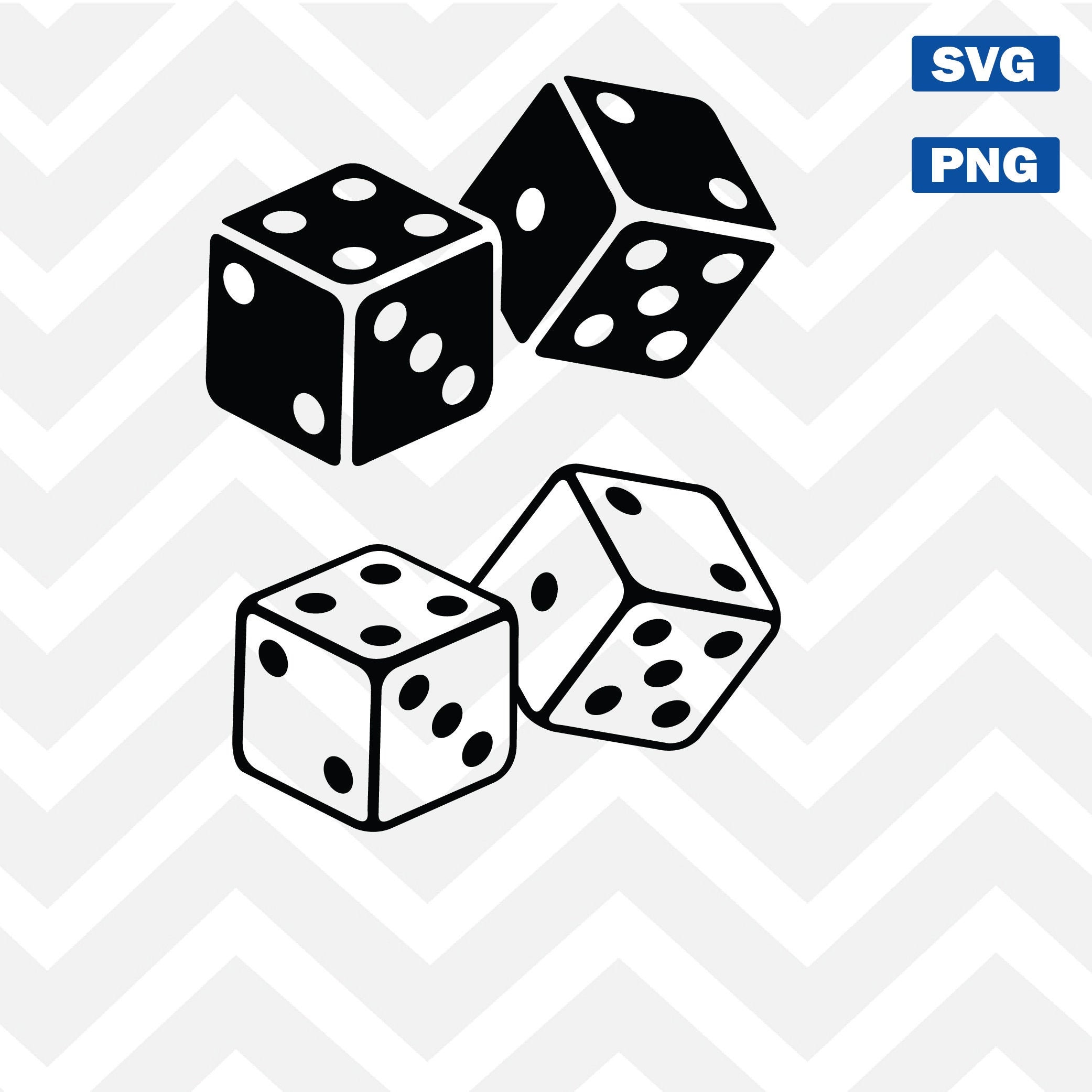 Dice Clip Art Black And White