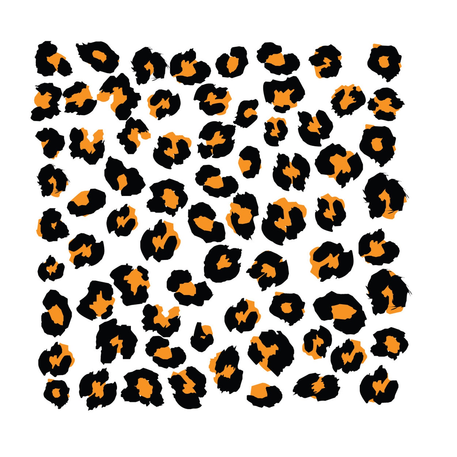 Fuzzy Leopard Print Svg Layered Leopard Print Svg Layered - Etsy