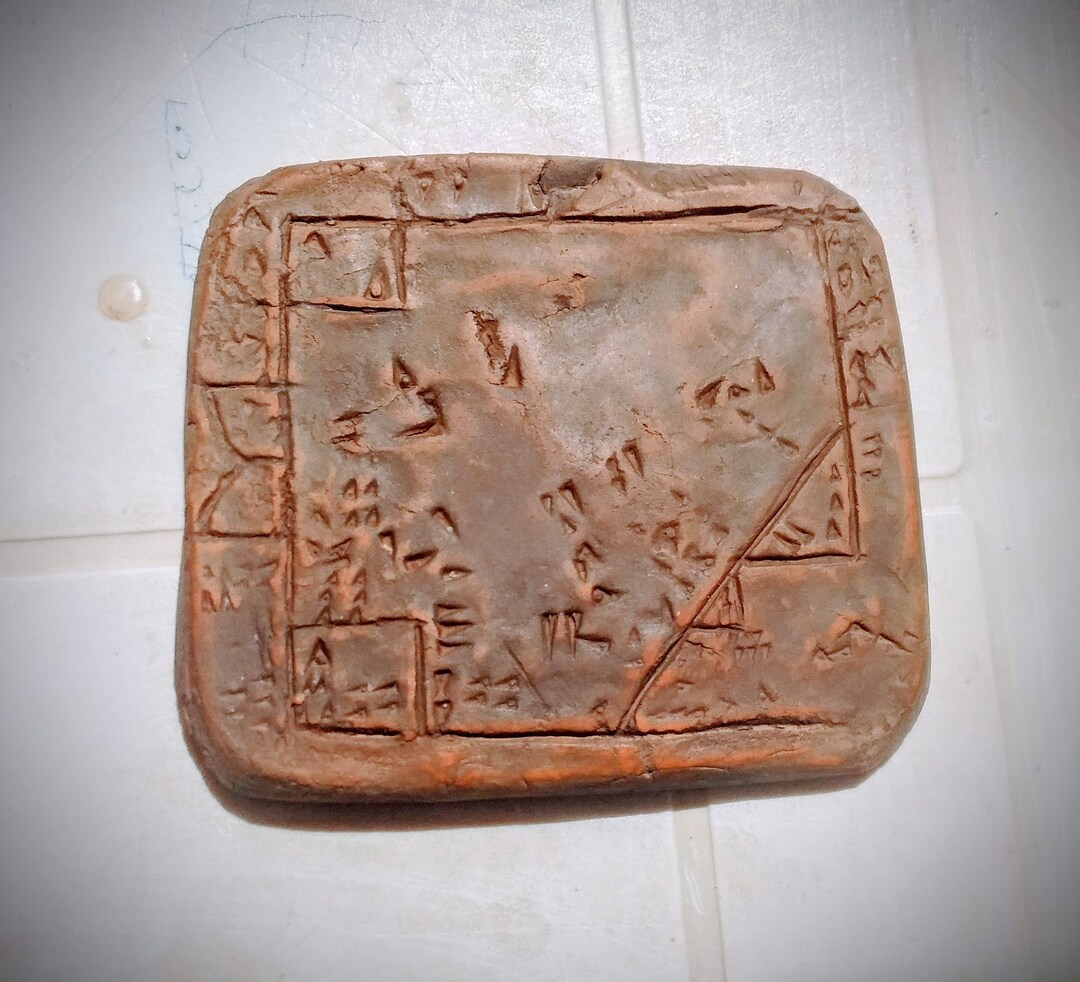 Original Replica Ceramic Tablet.oldest Architectural Plan - Etsy