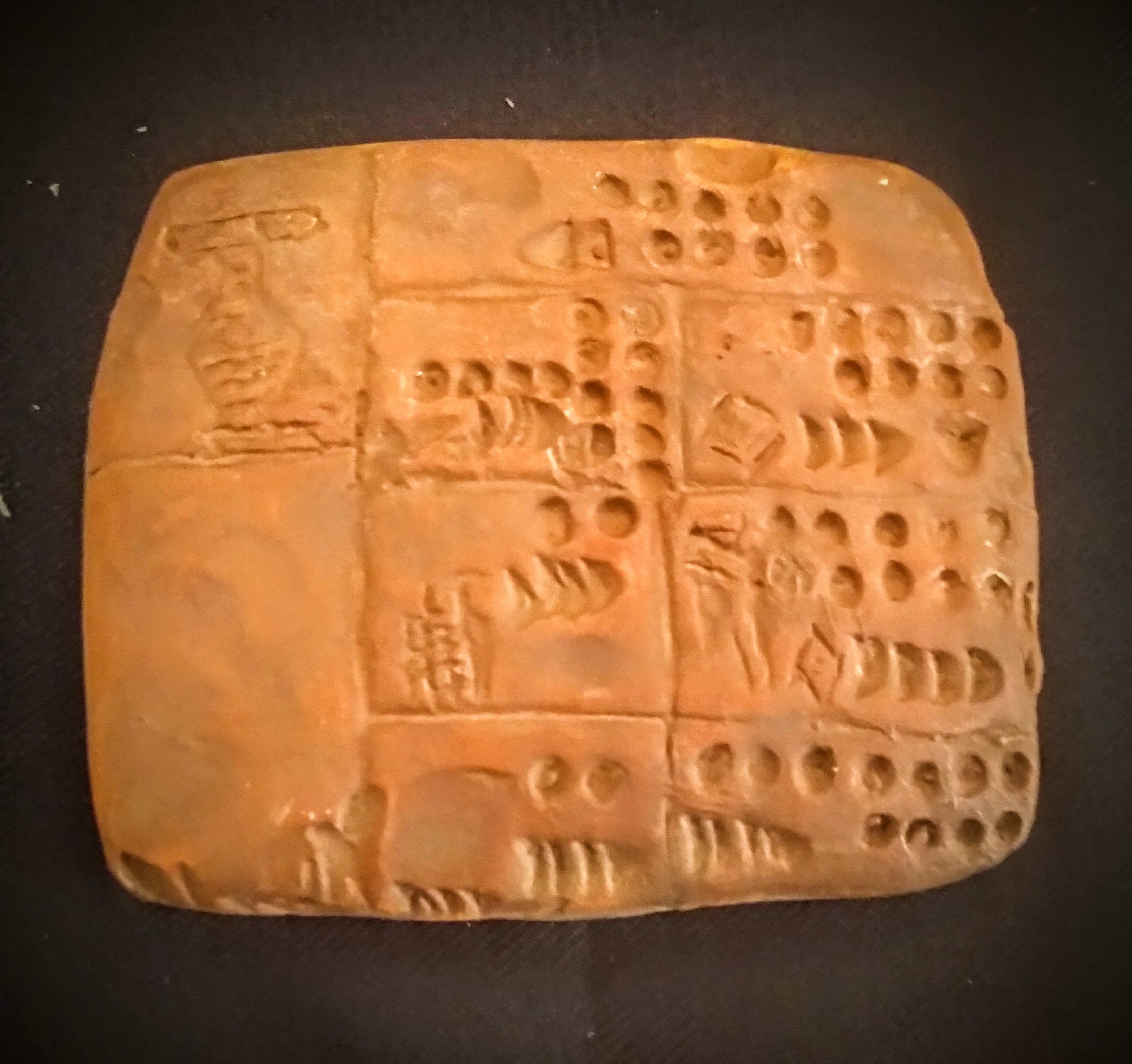 Sumerian Administrative Tablet Bearing the Supposed Name “kushim” (3500 ...
