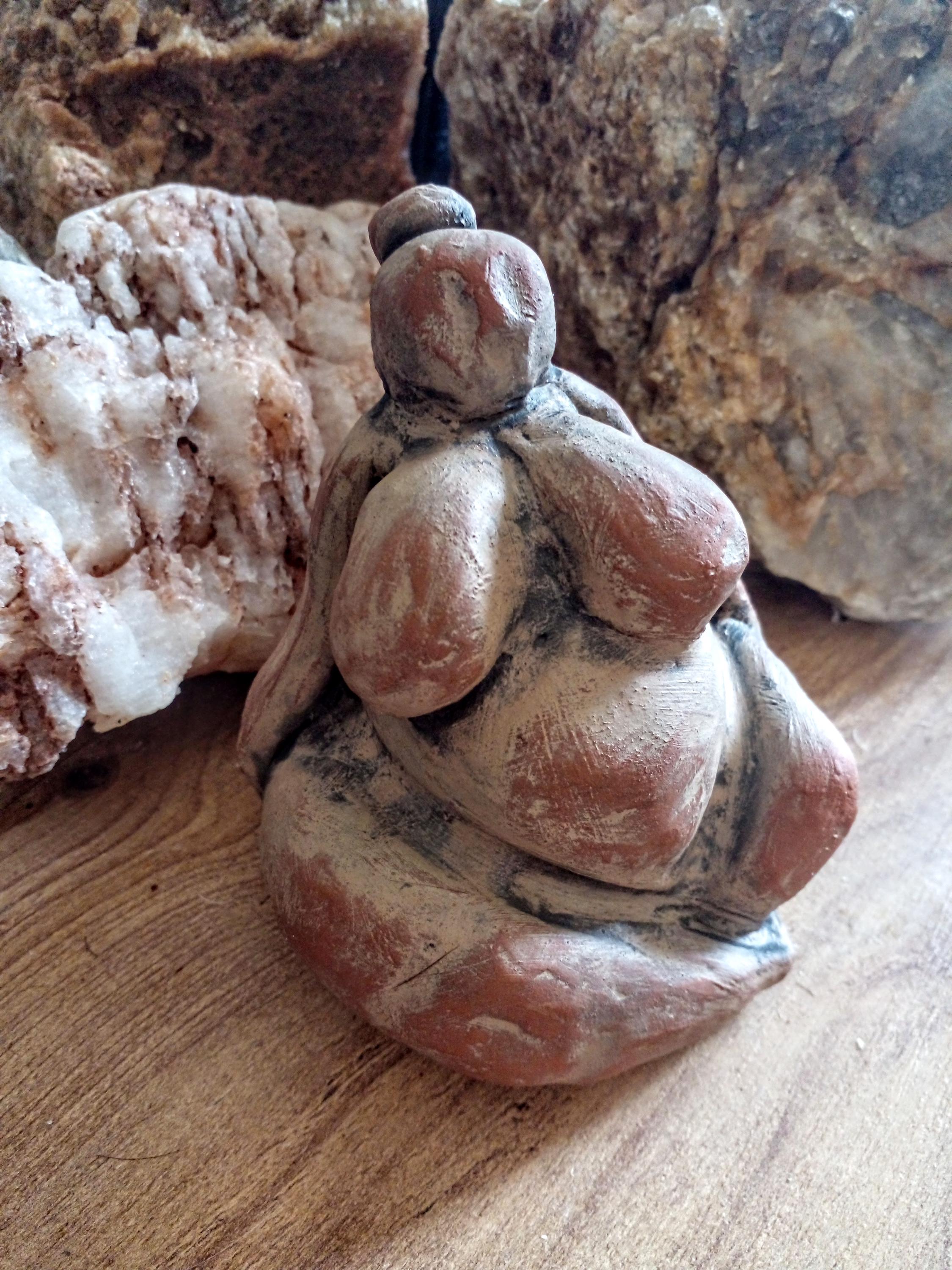 Eternal Little Goddess — 6000 BC -seated Mother Goddess Figurine From ...