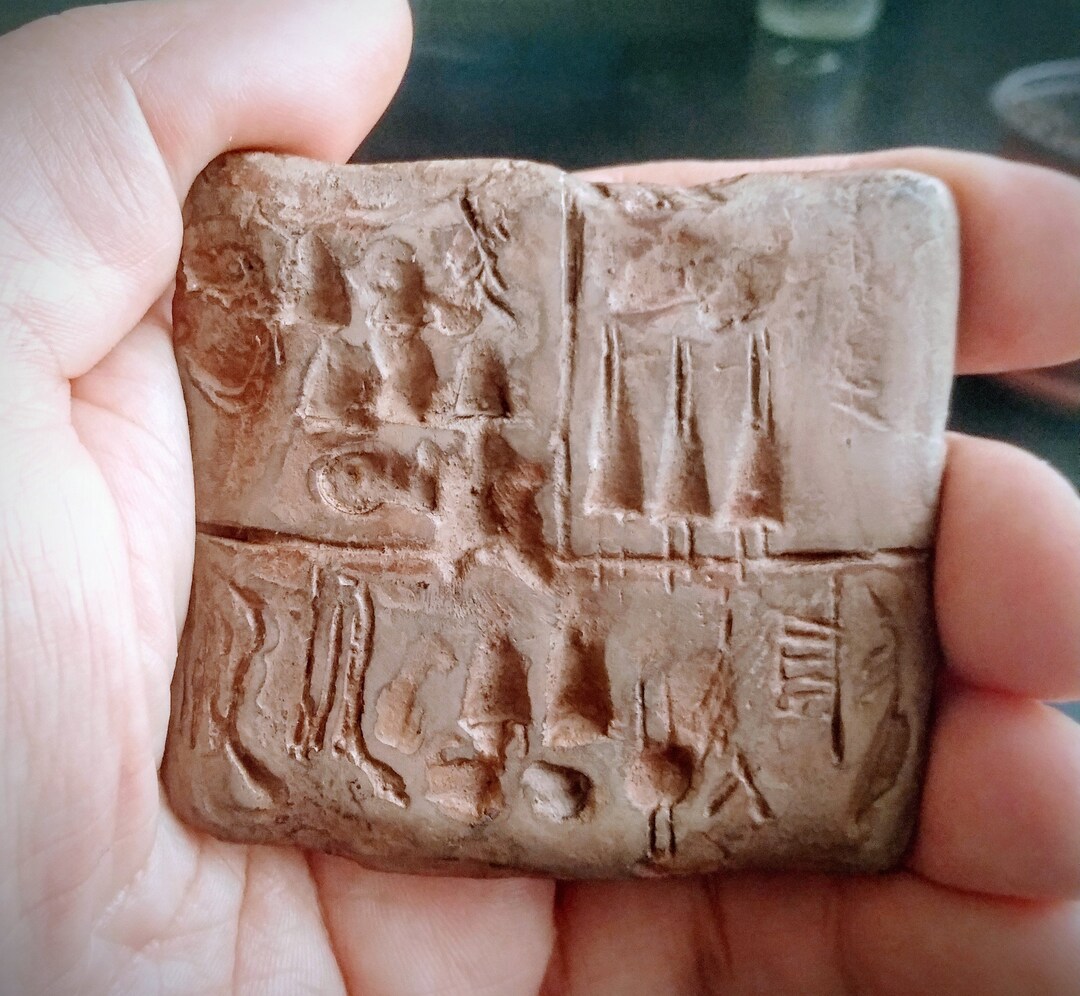 Sumerıan Tablet,antik Ceramic Replika, - Etsy