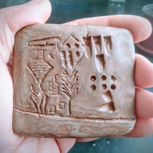 5000 Years Old, the First Tablet, Sumerian, With Human Name and ...