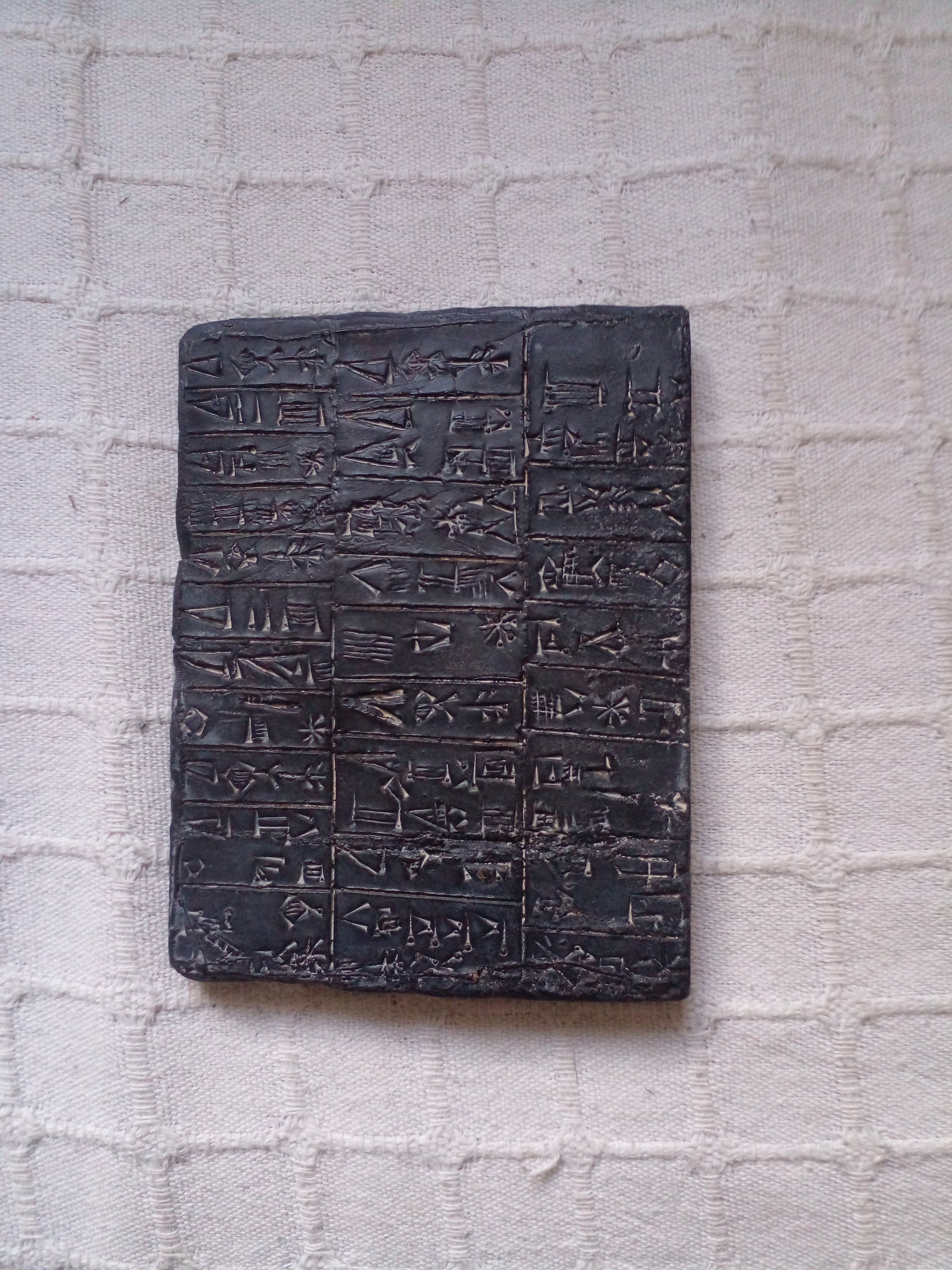 Sumerian, Cuneiform Stone Tablet. Mesopotamia. 5000 Years Old. Works of ...