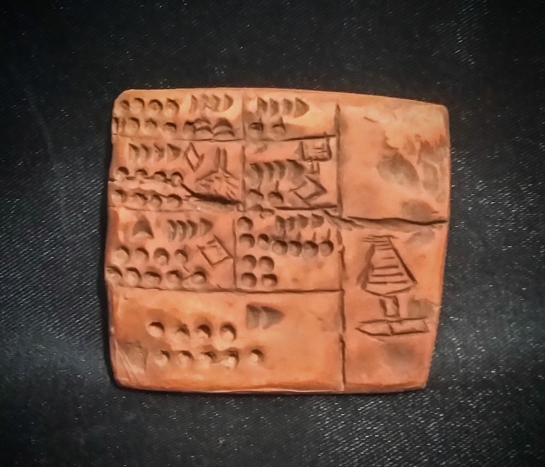 Sumerian Administrative Tablet Bearing the Supposed Name kushim 3500 ...