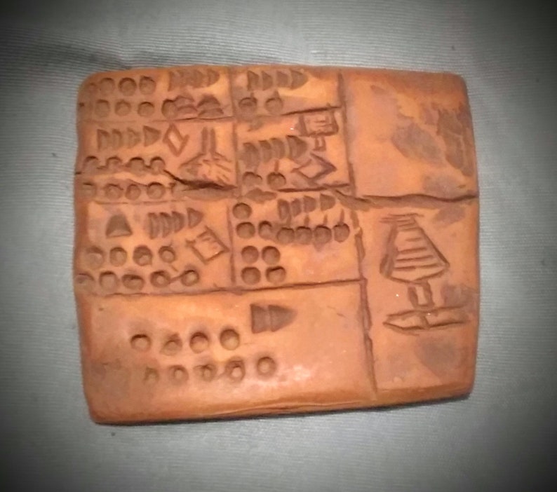 Sumerian Administrative Tablet Bearing the Supposed Name kushim 3500 ...