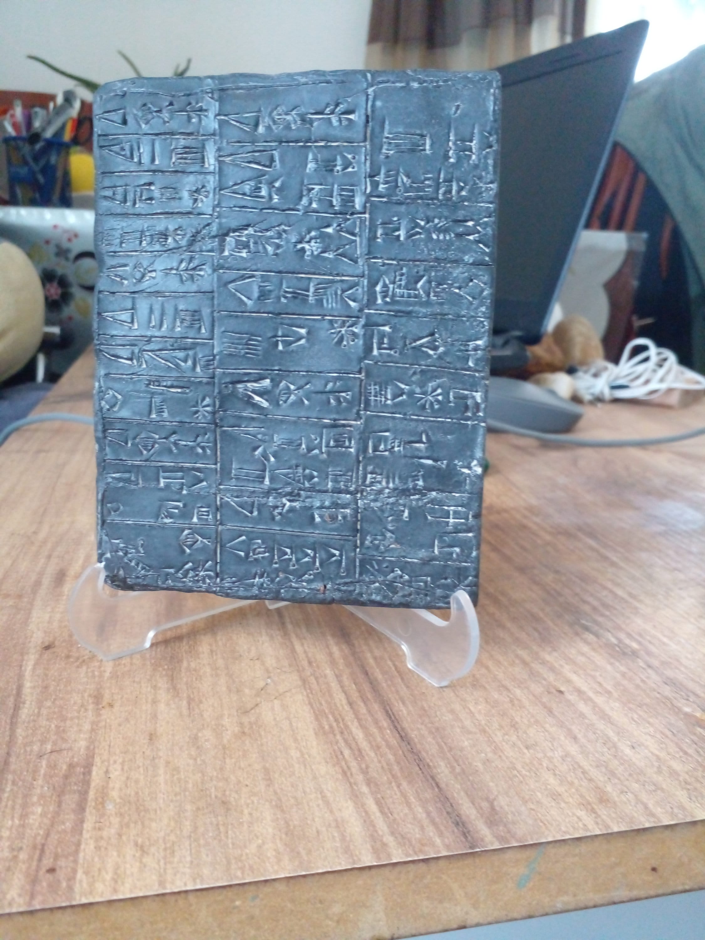 Sumerian, Cuneiform Stone Tablet. Mesopotamia. 5000 Years Old. Works of ...