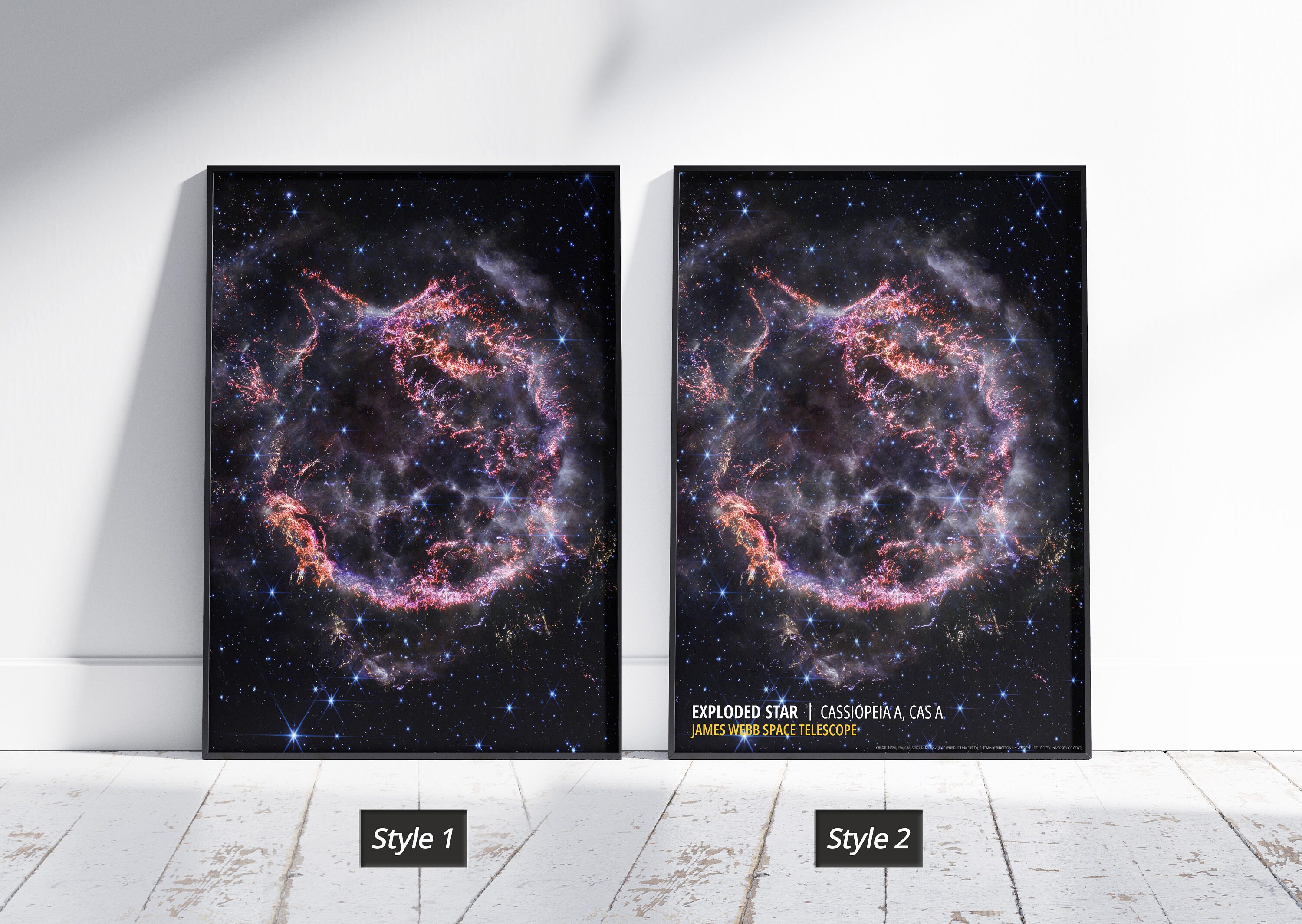 Exploded Star: James Webb Poster, James Webb Space Telescope Picture ...