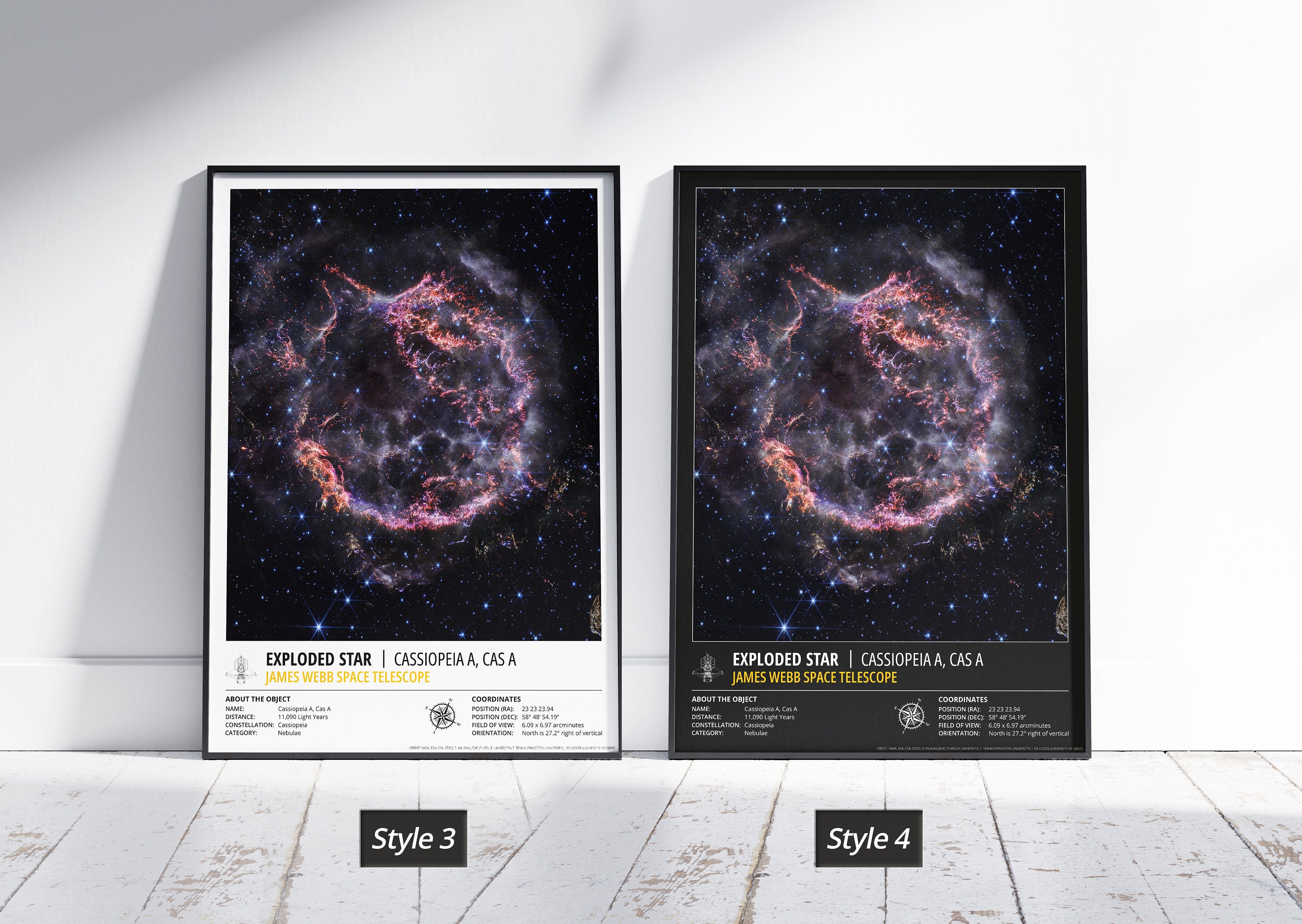 Exploded Star: James Webb Poster, James Webb Space Telescope Picture ...