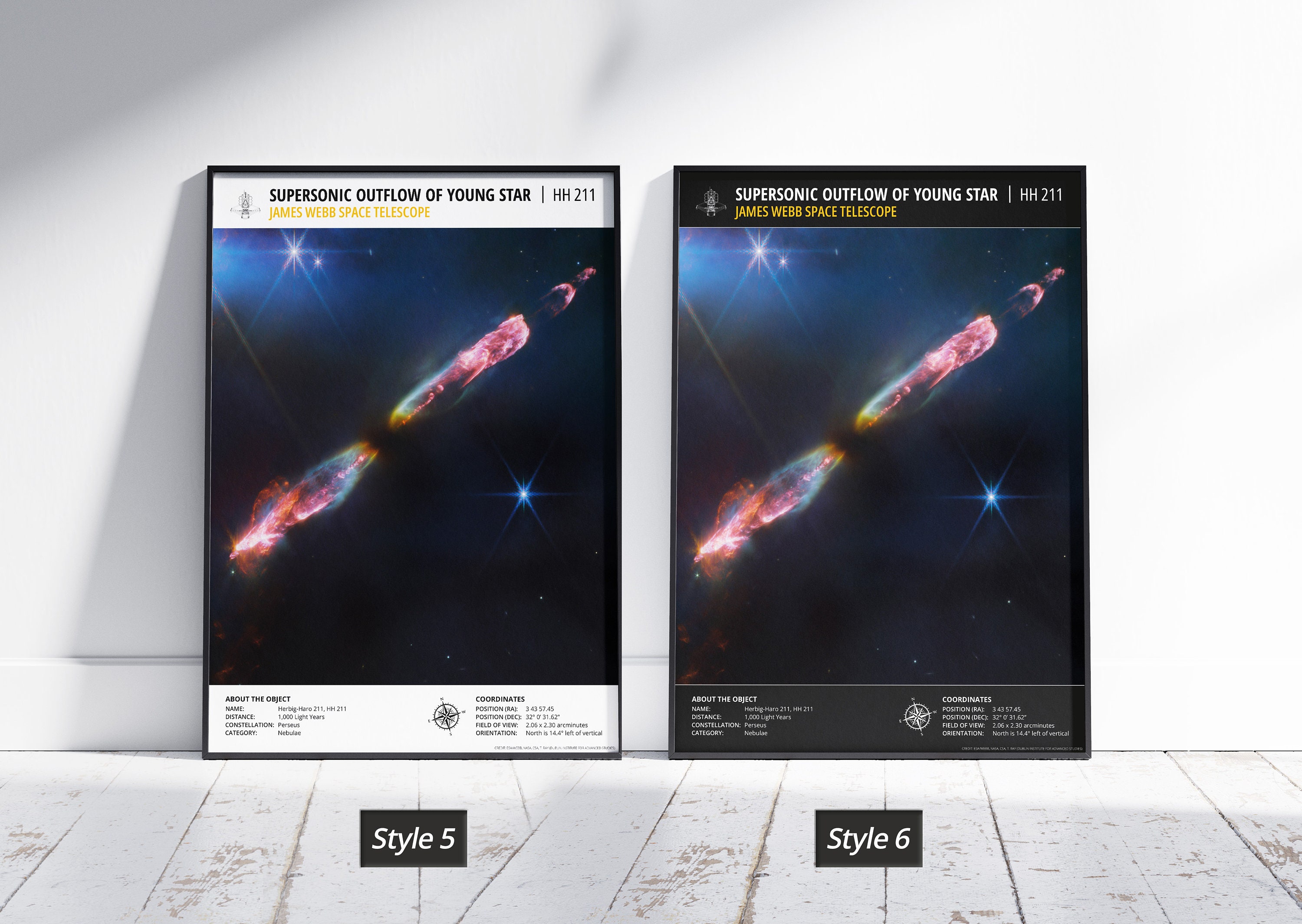 Supersonic Young Star: James Webb Poster, James Webb Space Telescope ...