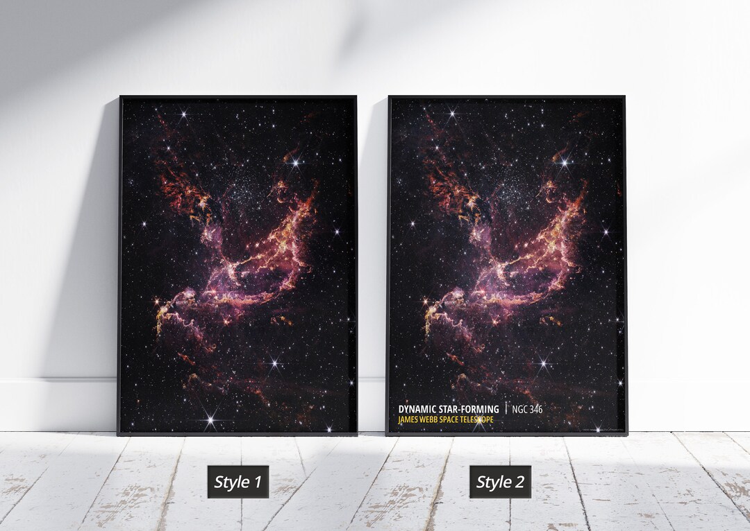 Dynamic Star-forming: James Webb Poster, James Webb Space Telescope ...