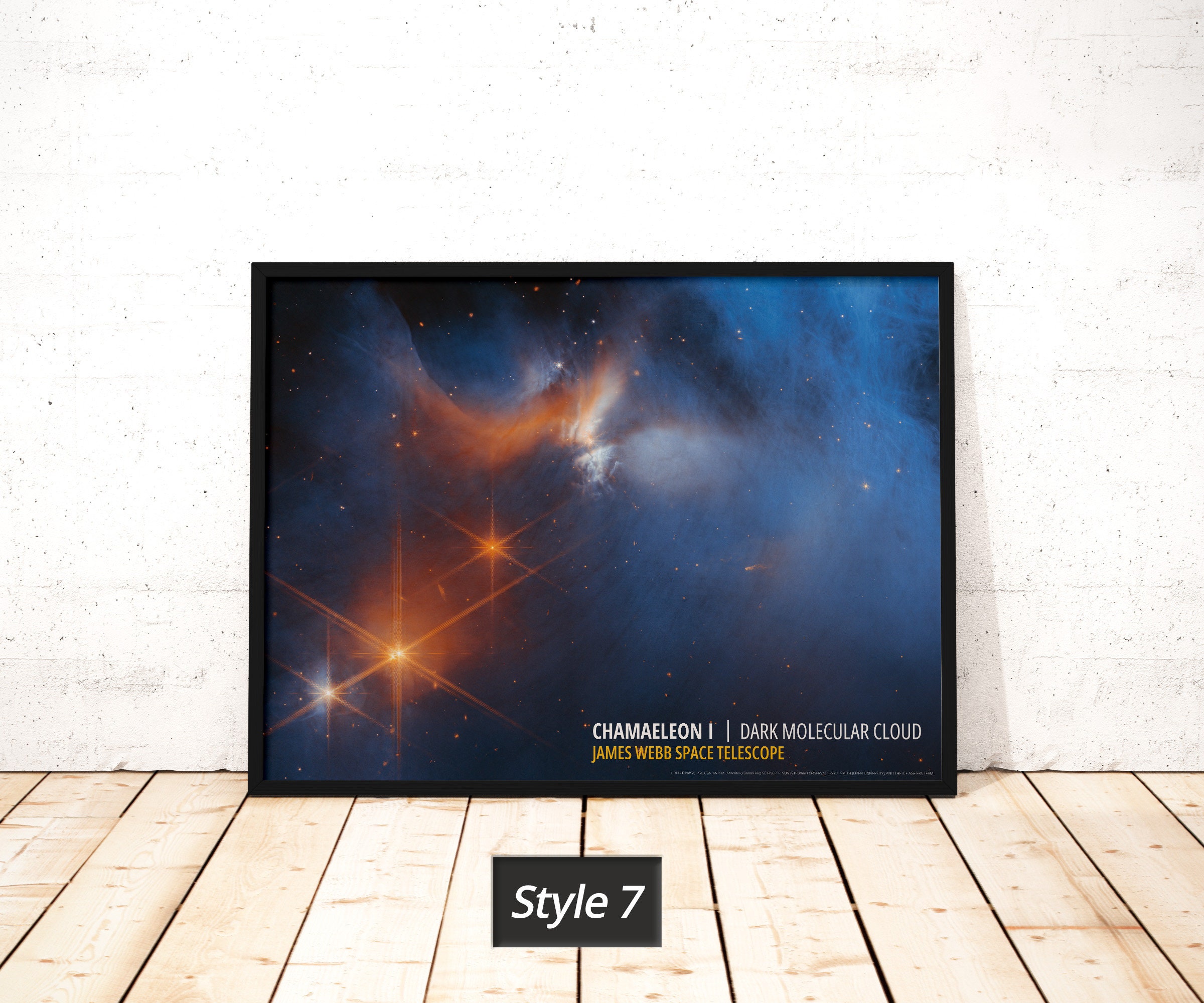 Chamaeleon I: James Webb Poster, James Webb Space Telescope Picture ...