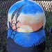 Sunset Trucker Cap, Adult Hand Painted Caps for Men or Women, Art ...