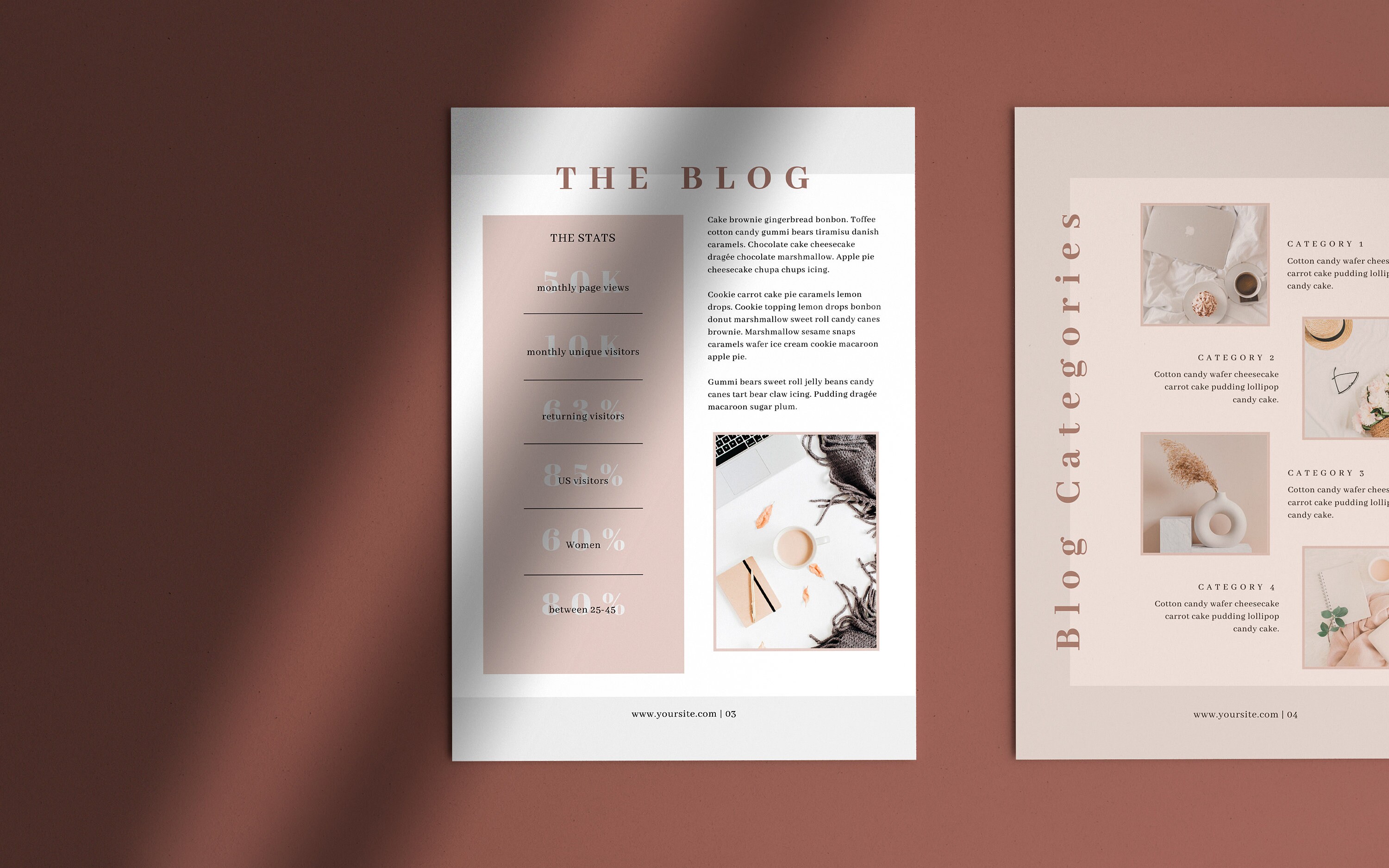 MEDIA KIT Template | Influencer Media Kit | Social Media Kit | Content ...