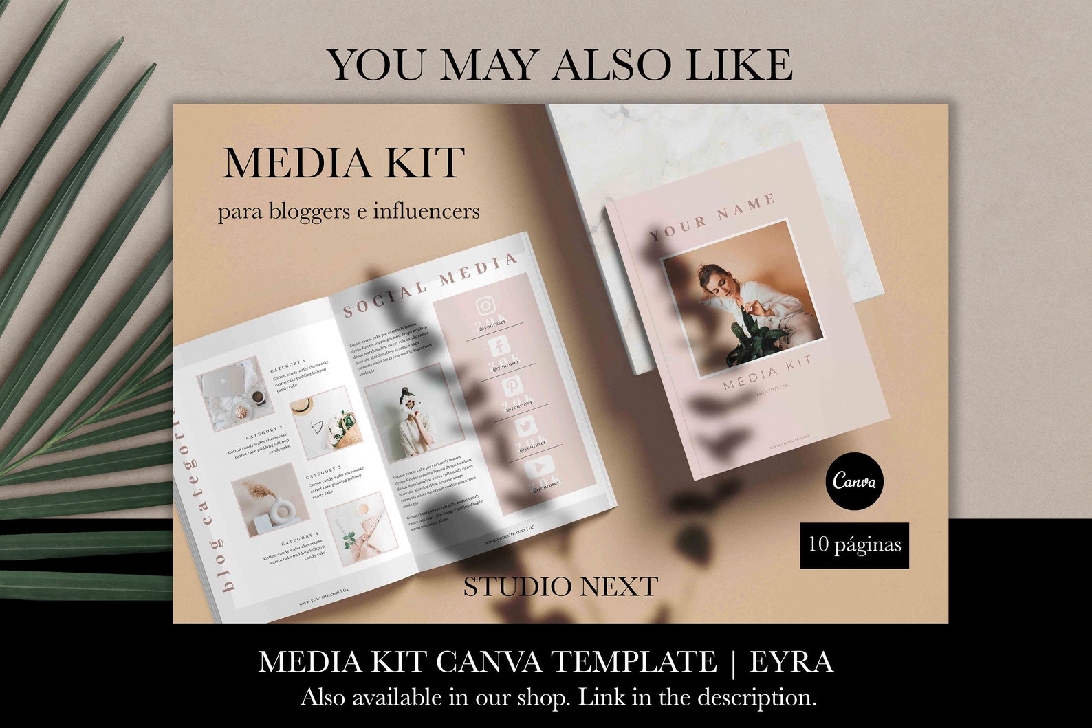 MEDIA KIT Template Canva | Press Kit Canva | Influencer Media Kit ...