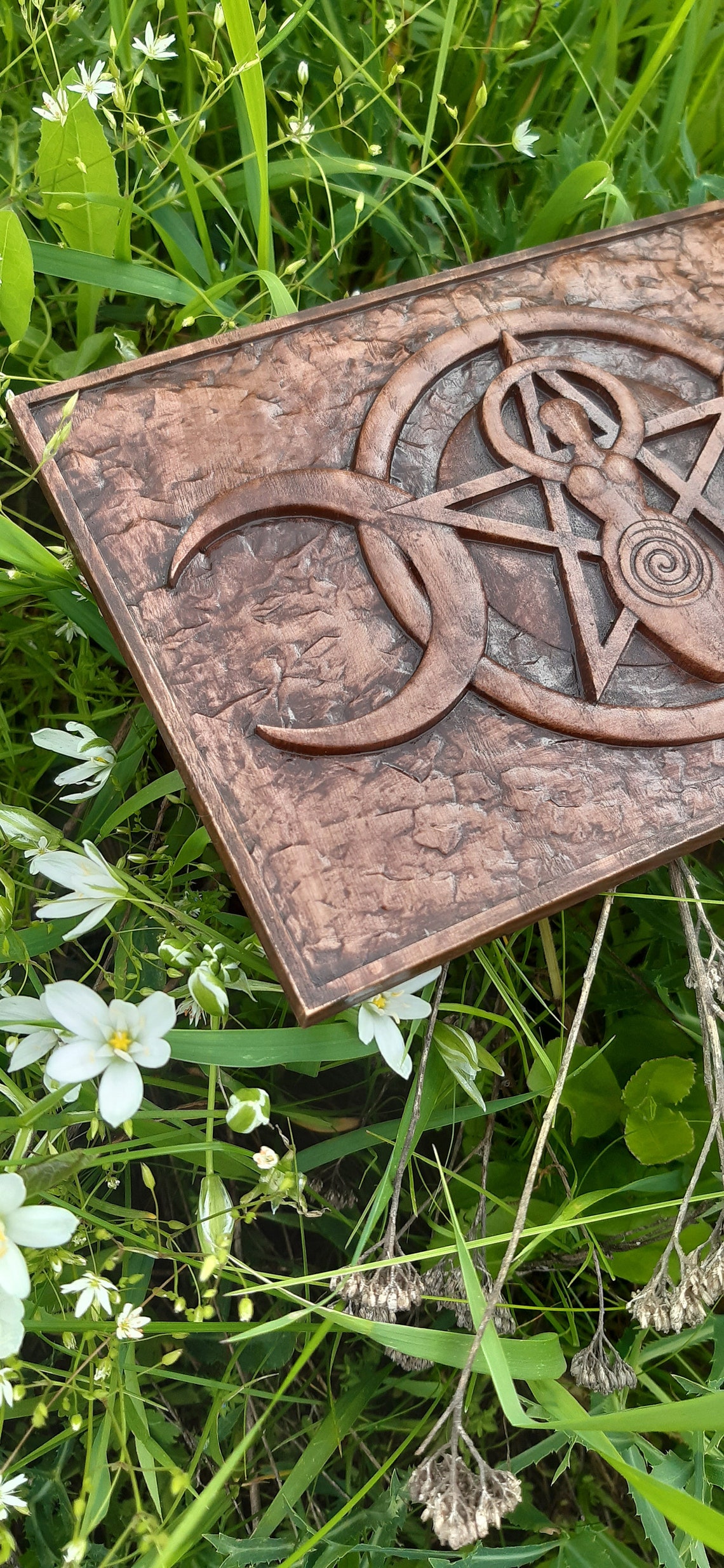 Dreifache Göttin Pagan Altar Symbol Wicca Symbol | Etsy