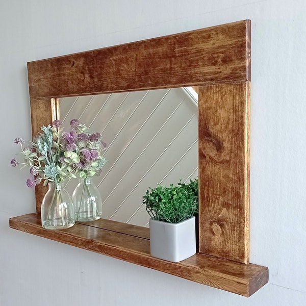 Rustic Mirror - Etsy UK