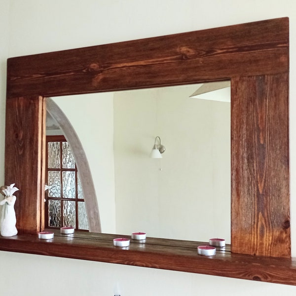 Rustic Mirror - Etsy UK