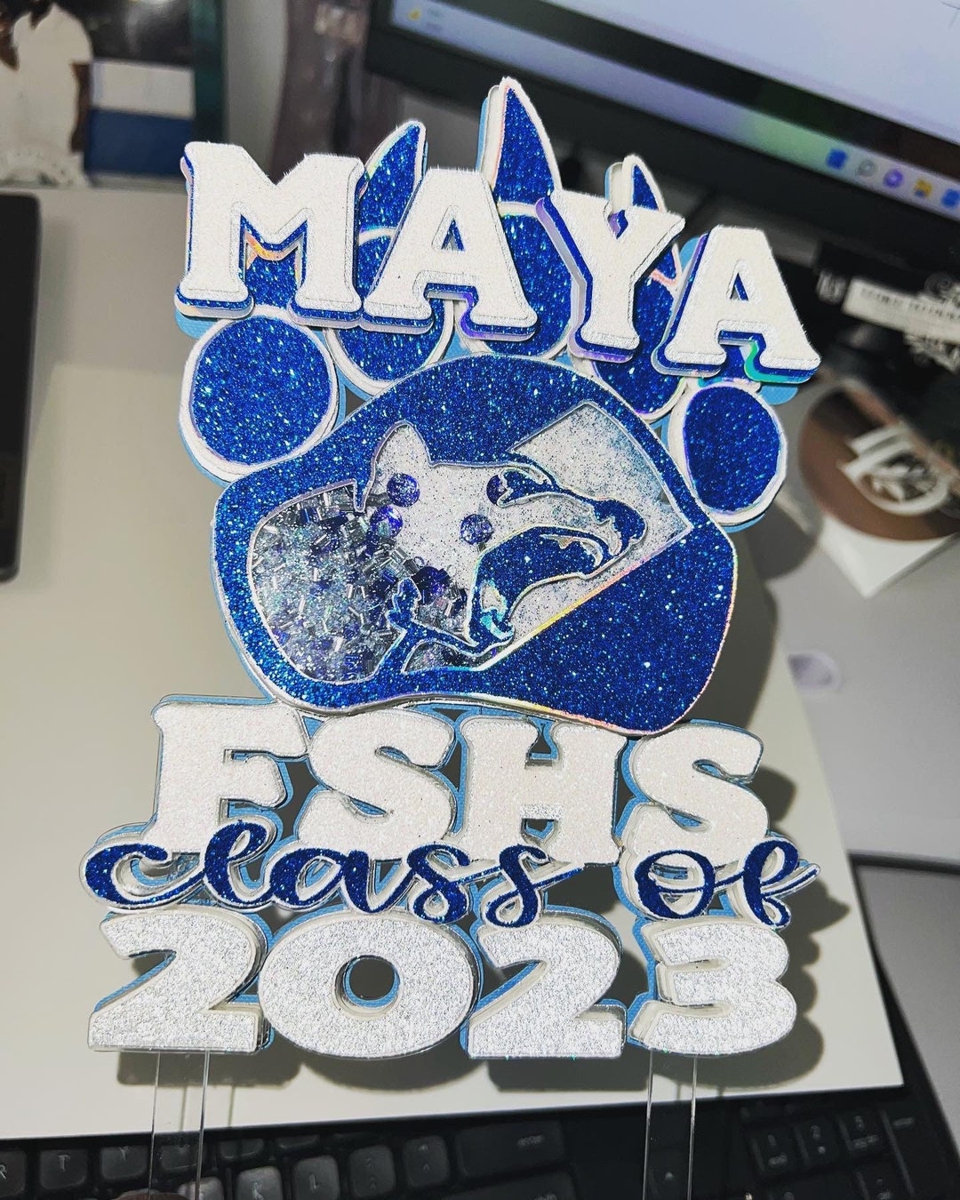 Custom School Pride Topper Custom High School, College, University Logo ...