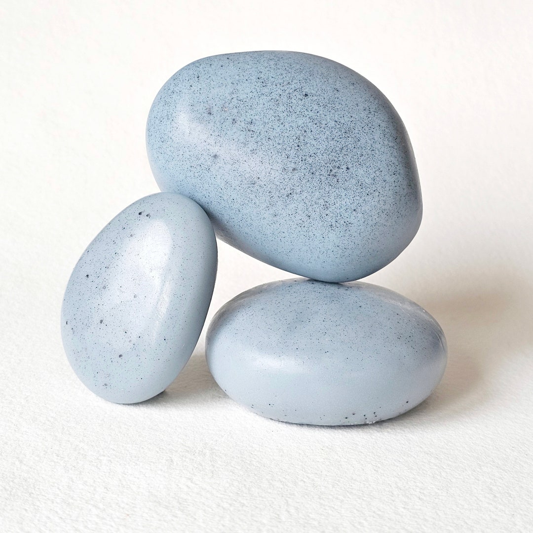 Coconut Milk, Peppermint EO Autism Awareness Month Pebble Soap Set ...