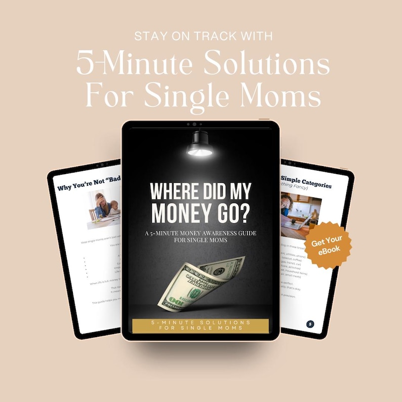 Where Did My Money Go? | 5-minute Money Guide for Single Moms | Easy ...
