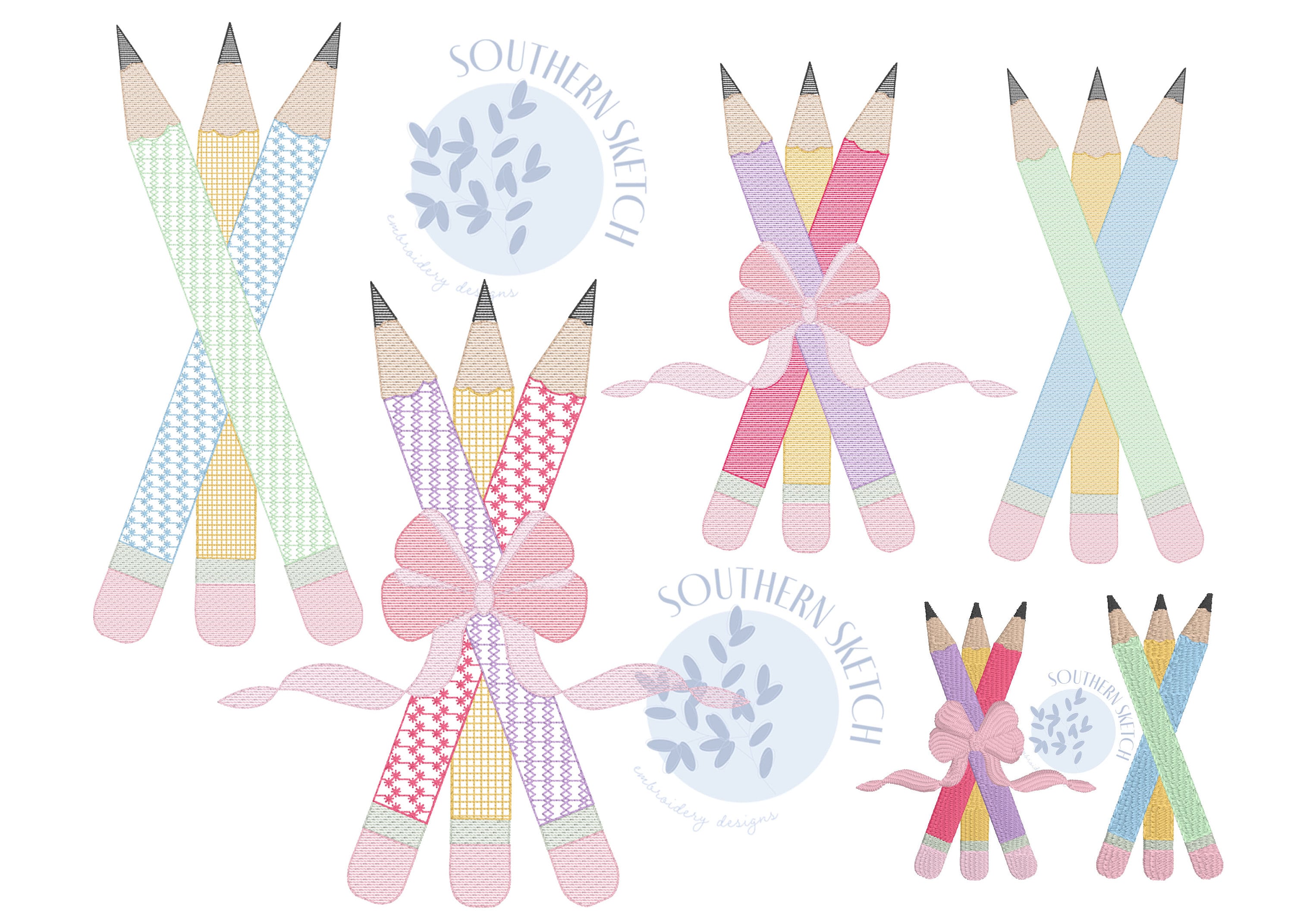 Pencil Bundle Pencils Back to School Sketch Fill Light Fill - Etsy