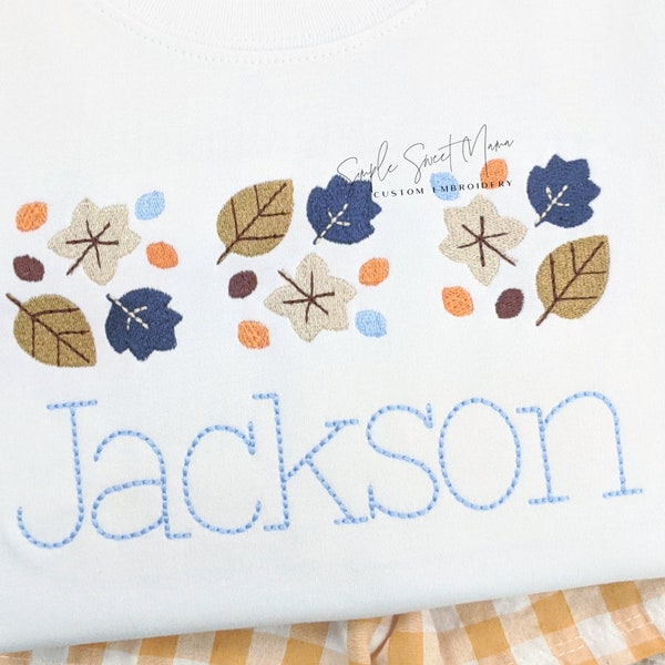Fall Embroidery - Etsy