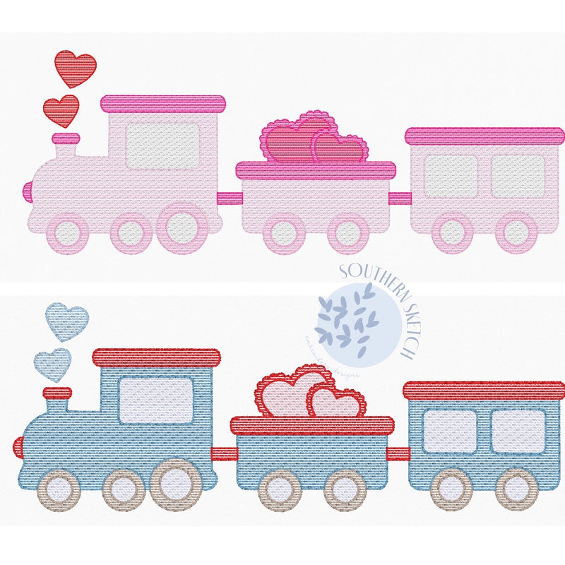 Train Valentine - Etsy