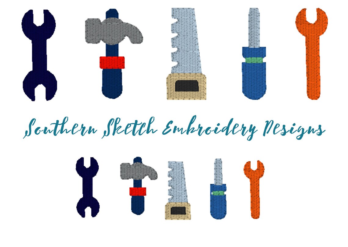 Tools Mini Fill Stitch Bundle Saw, Hammer, Wrench, Screwdriver Machine ...