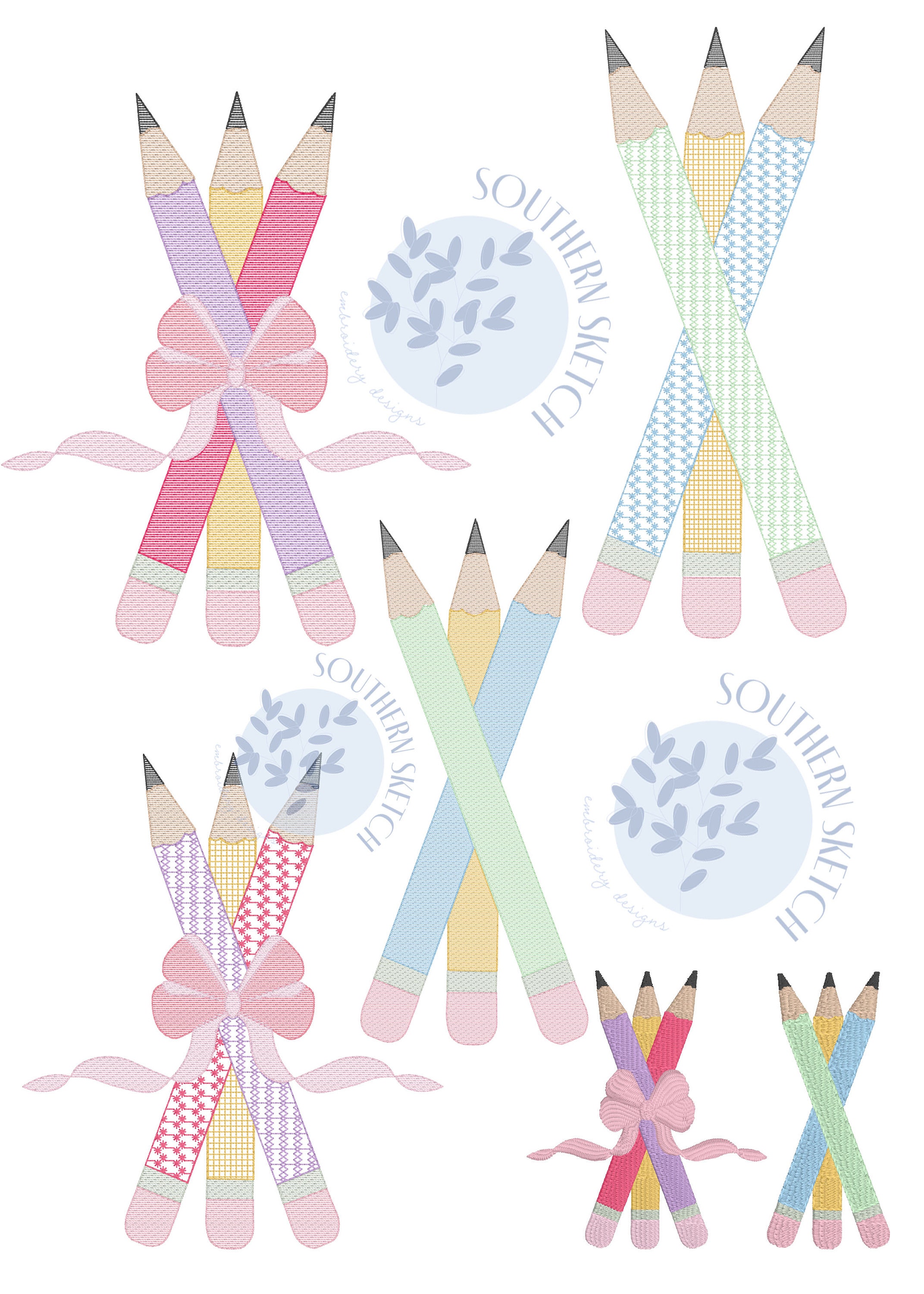 Pencil Bundle Pencils Back to School Sketch Fill Light Fill - Etsy