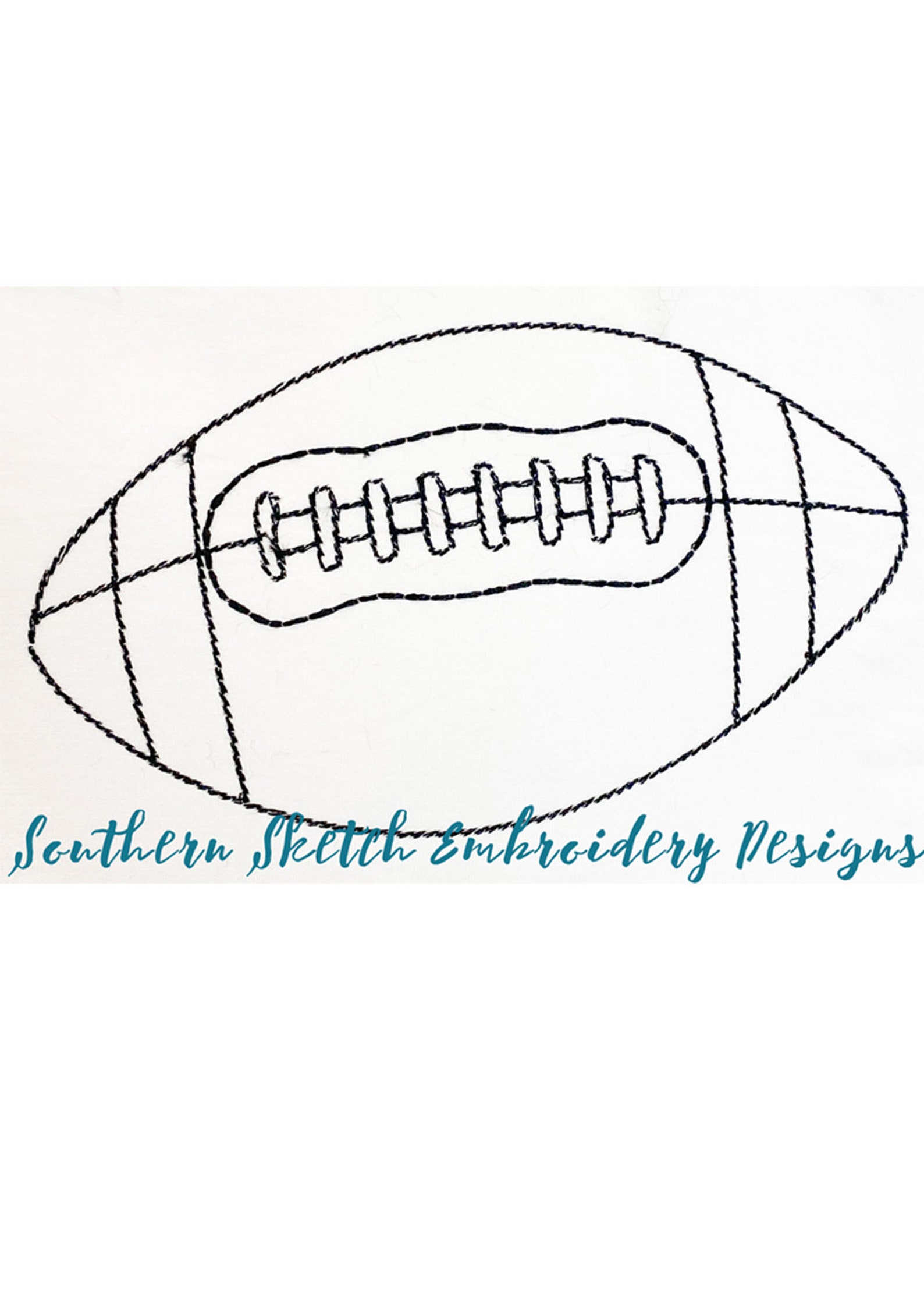 Football Vintage Simple Classic Machine Embroidery Design | Etsy