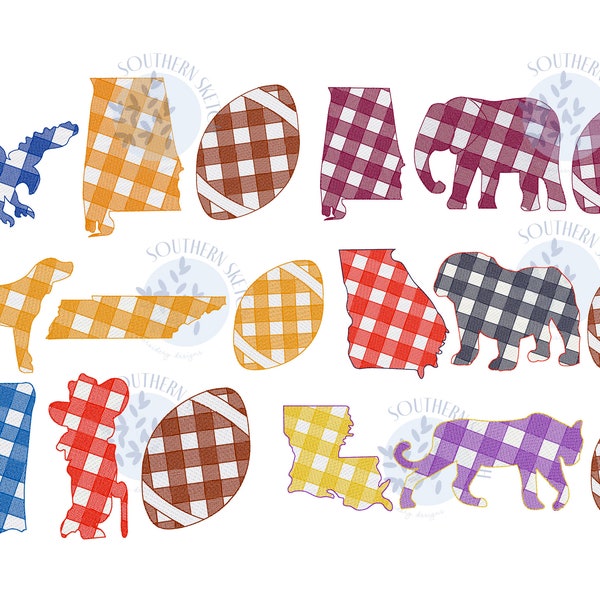 College Logo Embroidery Designs - Etsy