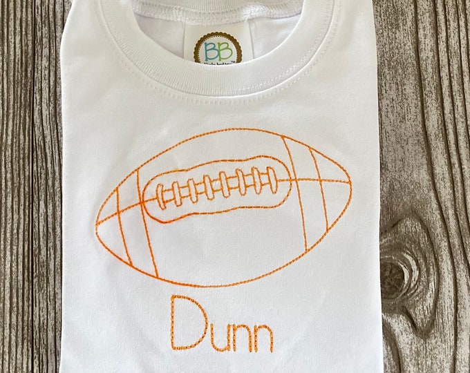 Football Vintage Simple Classic Machine Embroidery Design - Etsy
