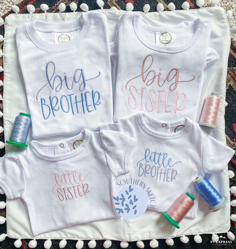 Bundle Little Brother Big Brother Little Sister Big Sister - Etsy