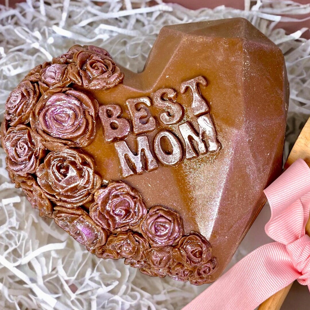 Breakable Chocolate Heart | HUGE (6x6) Gourmet Ghirardelli Chocolate ...