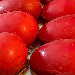 Red GREEK Easter ( Pascha ) Eggs Breakable Smash Chocolate - Oversized ...