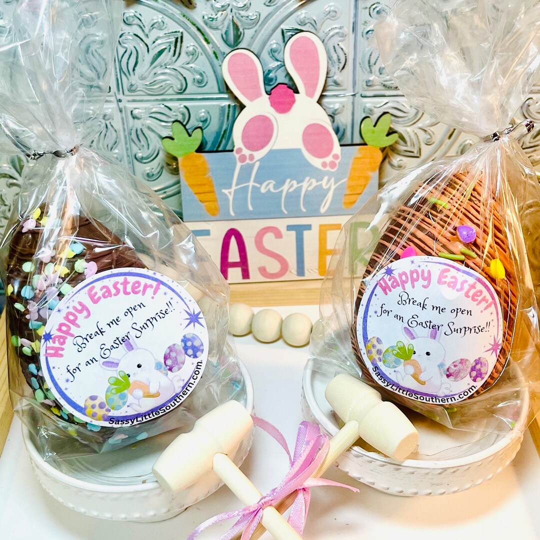 Easter Breakable Smash Chocolate - Oversized Eggs Filled W/ Fun Jelly ...