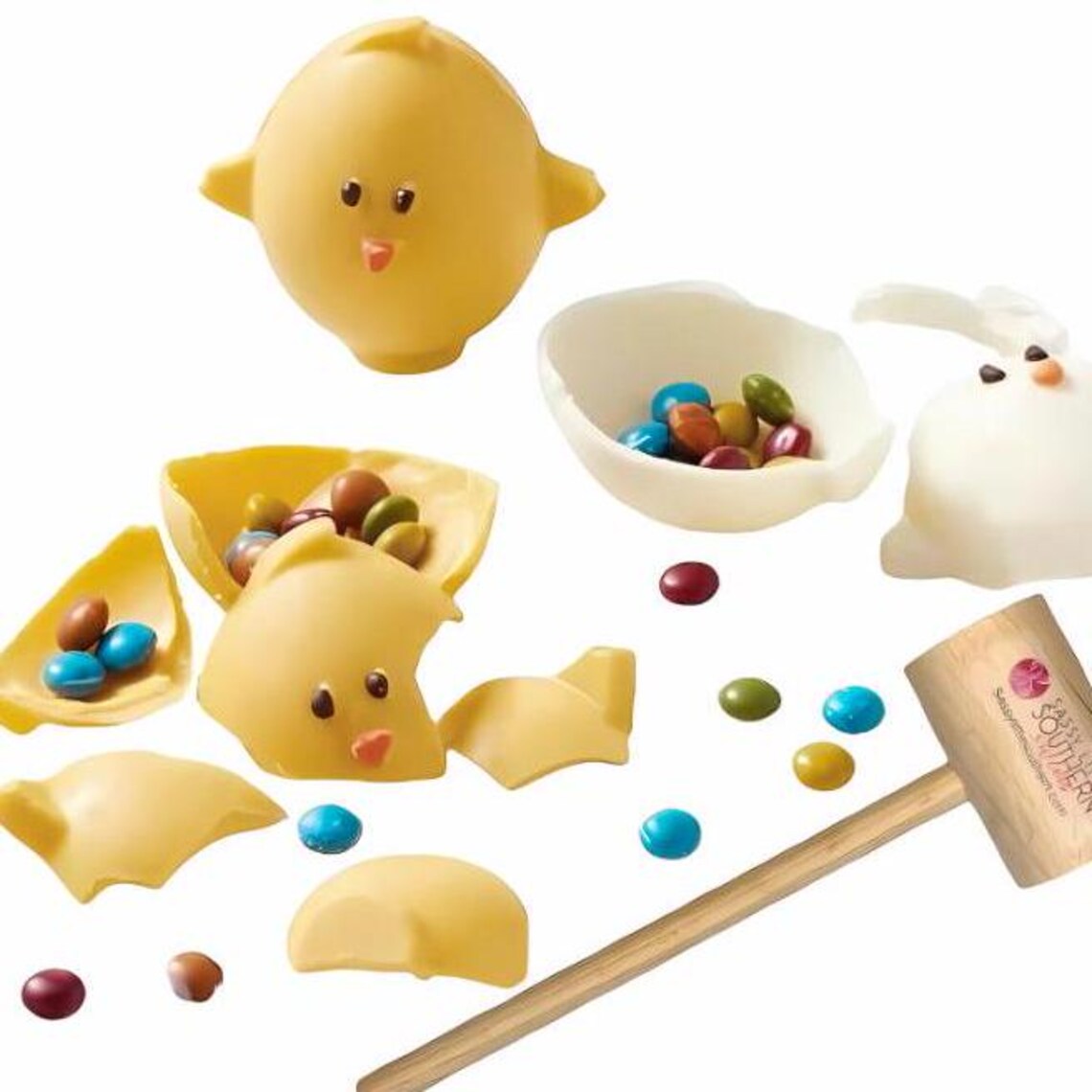 BREAKABLE Chocolate Easter Chicks! Chocolate Chicks Filled With Easter ...