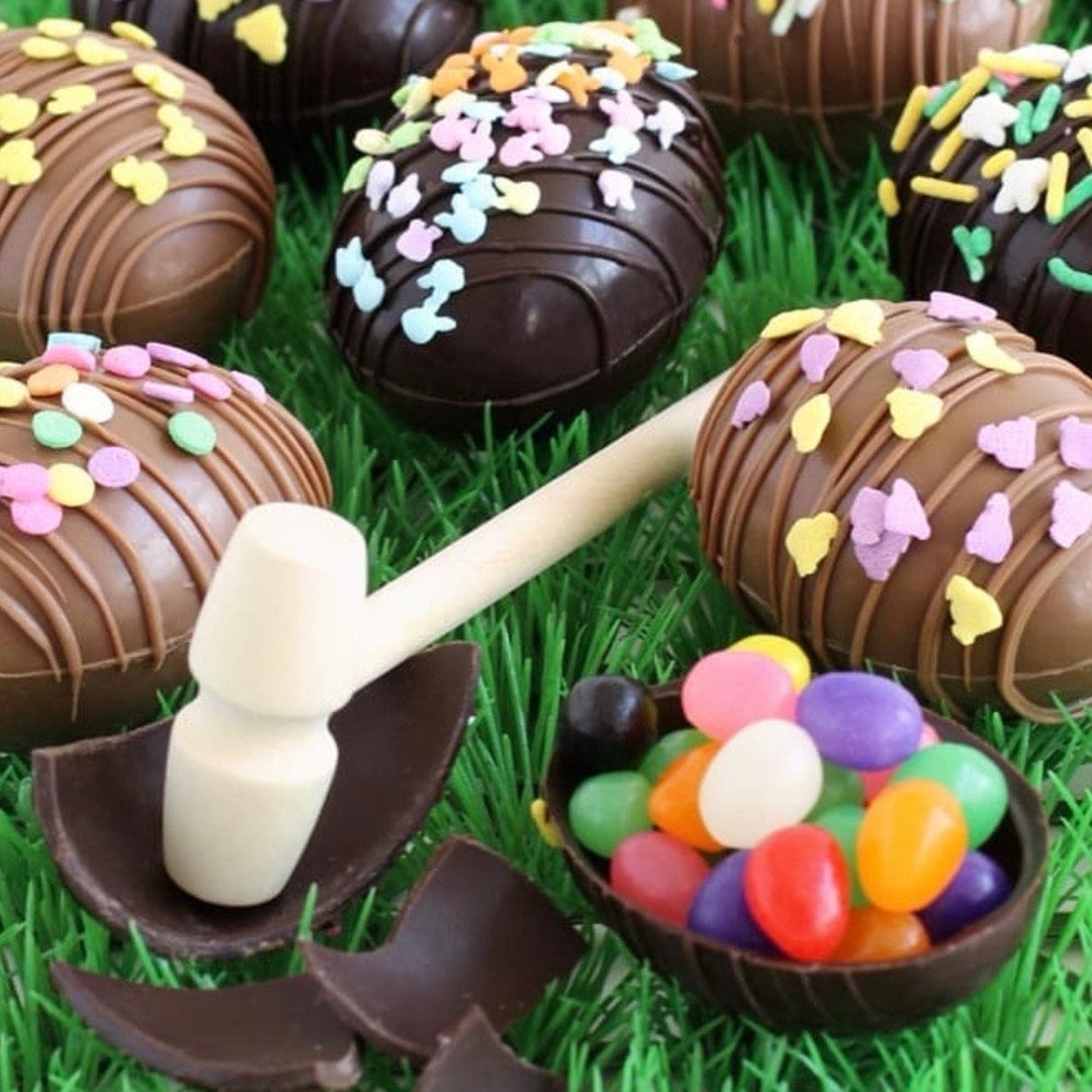 Easter Breakable Smash Chocolate 2 Carrots Filled With Fun Candy. Comes ...
