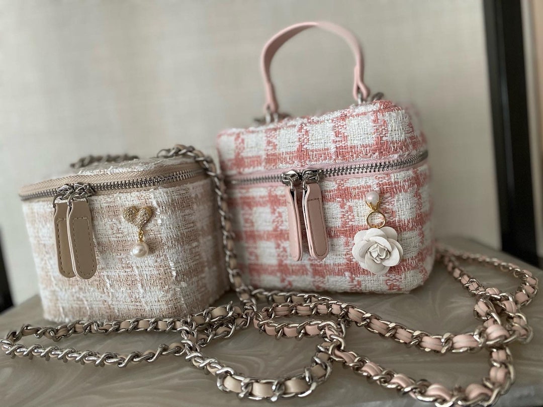 Tweed Mini Box Crossbody Petite Bag Crossbody Purse Stylish - Etsy