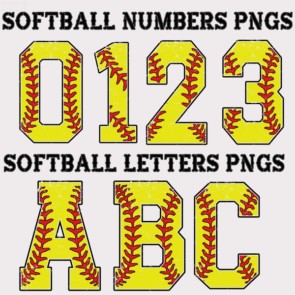 Softball Svg - Etsy