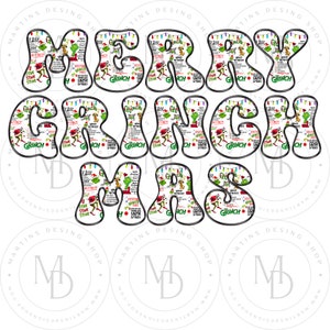Merry Grinchmas PNG, Merry Grinchmas File, Merry Grinchmas Digital ...