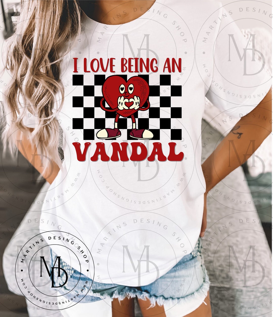 Vandals Valentines Day Digital Design| Vandals Mascot | Vandals PNG ...