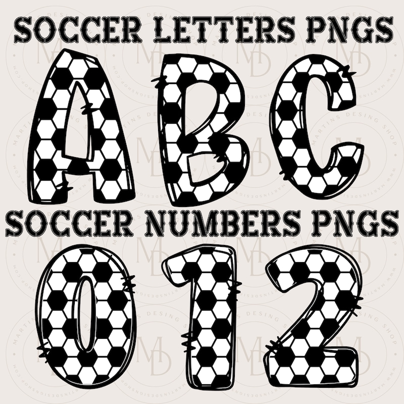 Soccer Wall Letters - Etsy