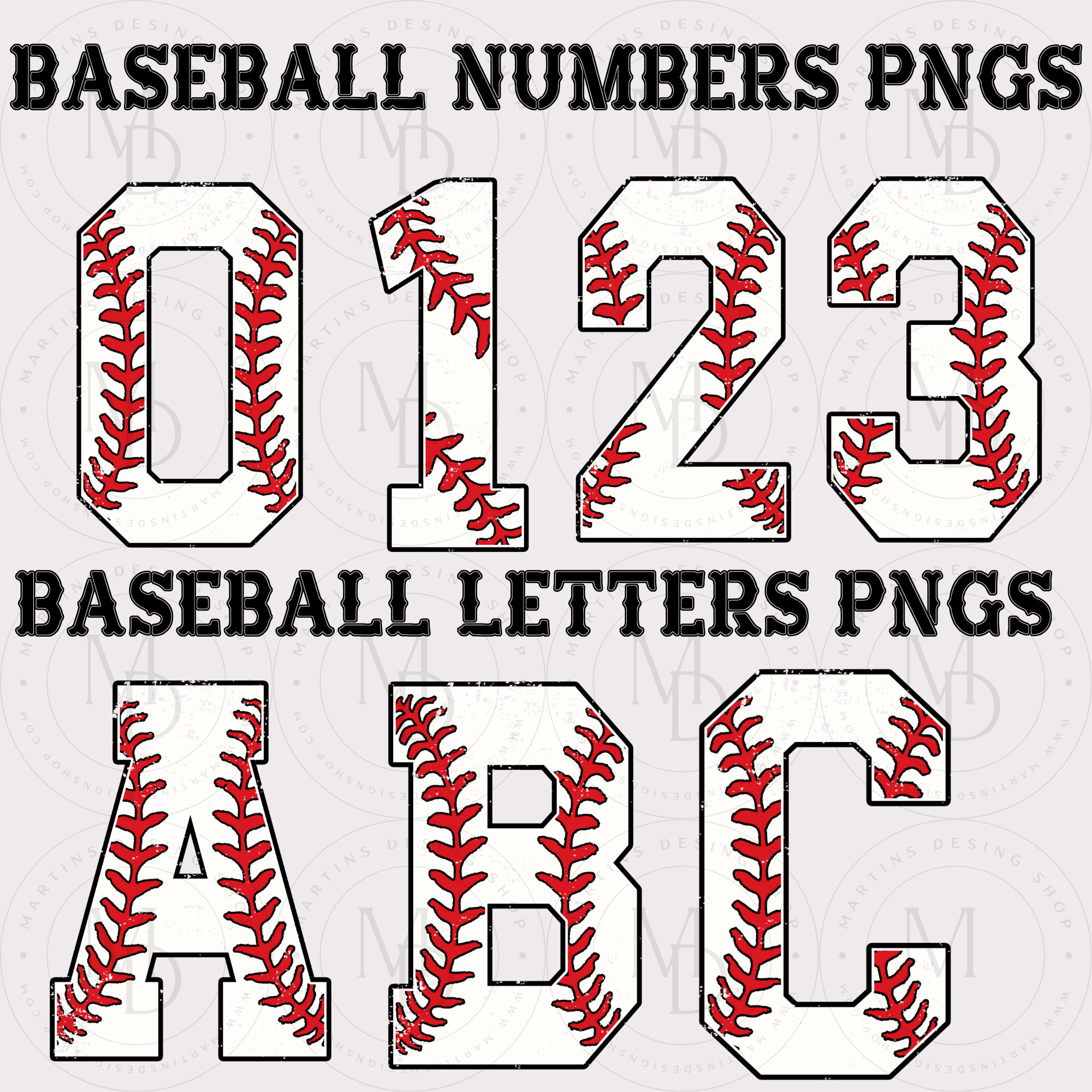 Baseball Numbers, Baseball Png, Baseball Stitch, Baseball Font Png ...