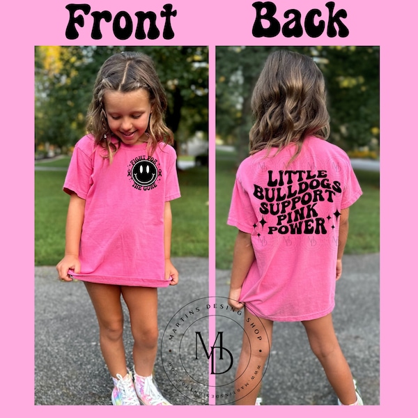 Pink Out Bulldogs Svg - Etsy